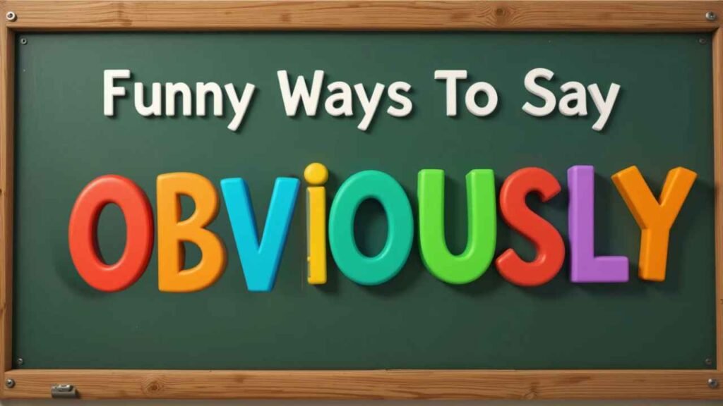 200+ Funny & Creative Ways To Say Obviously - mindfullsaying.com