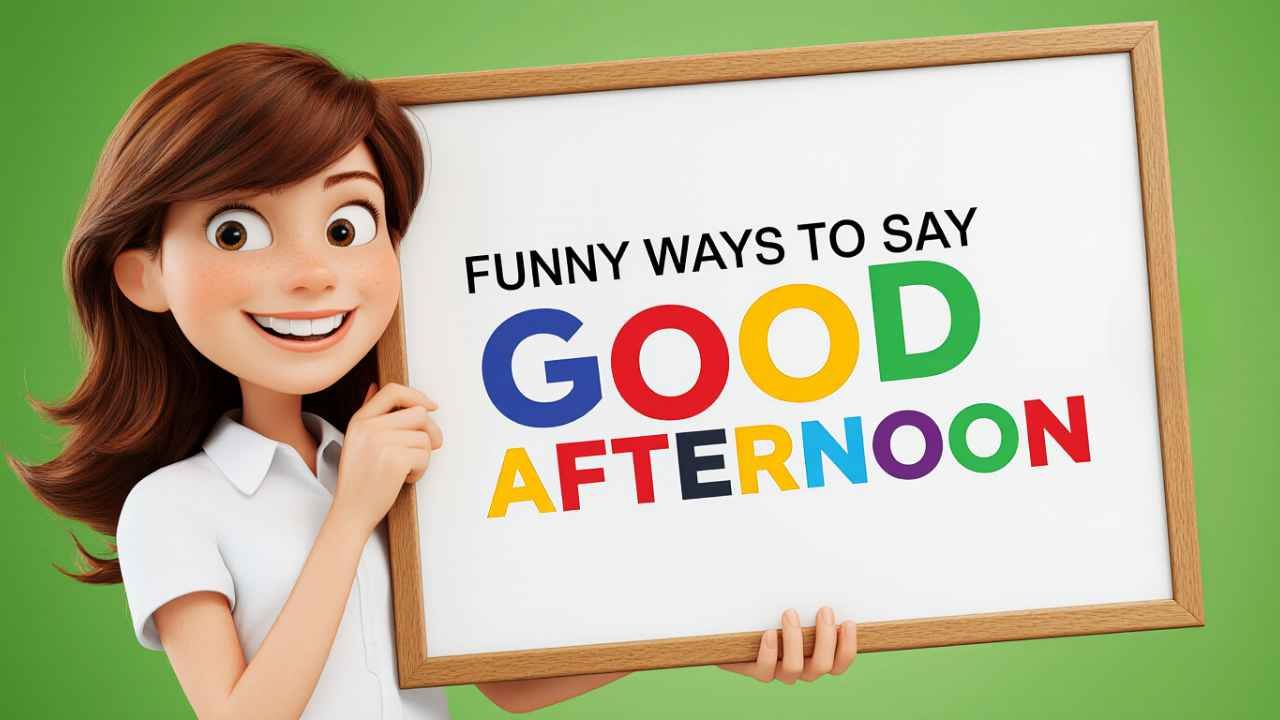 200+ Funny Ways to Say Good Afternoon - mindfullsaying.com