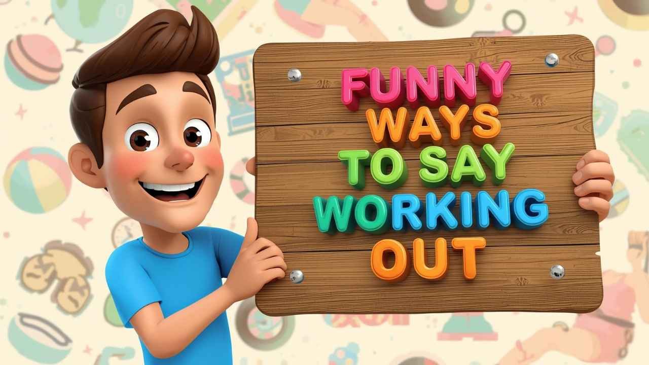 200+ Funny & Creative Ways to Say Working Out - mindfullsaying.com