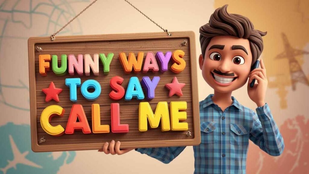 200+ Funny & Creative Ways to Say Call Me - mindfullsaying.com