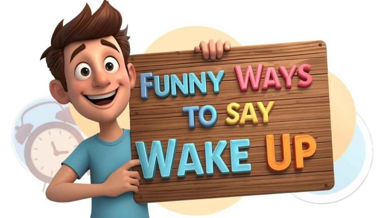 200+ Funny & Creative Ways to Say Wake Up - mindfullsaying.com